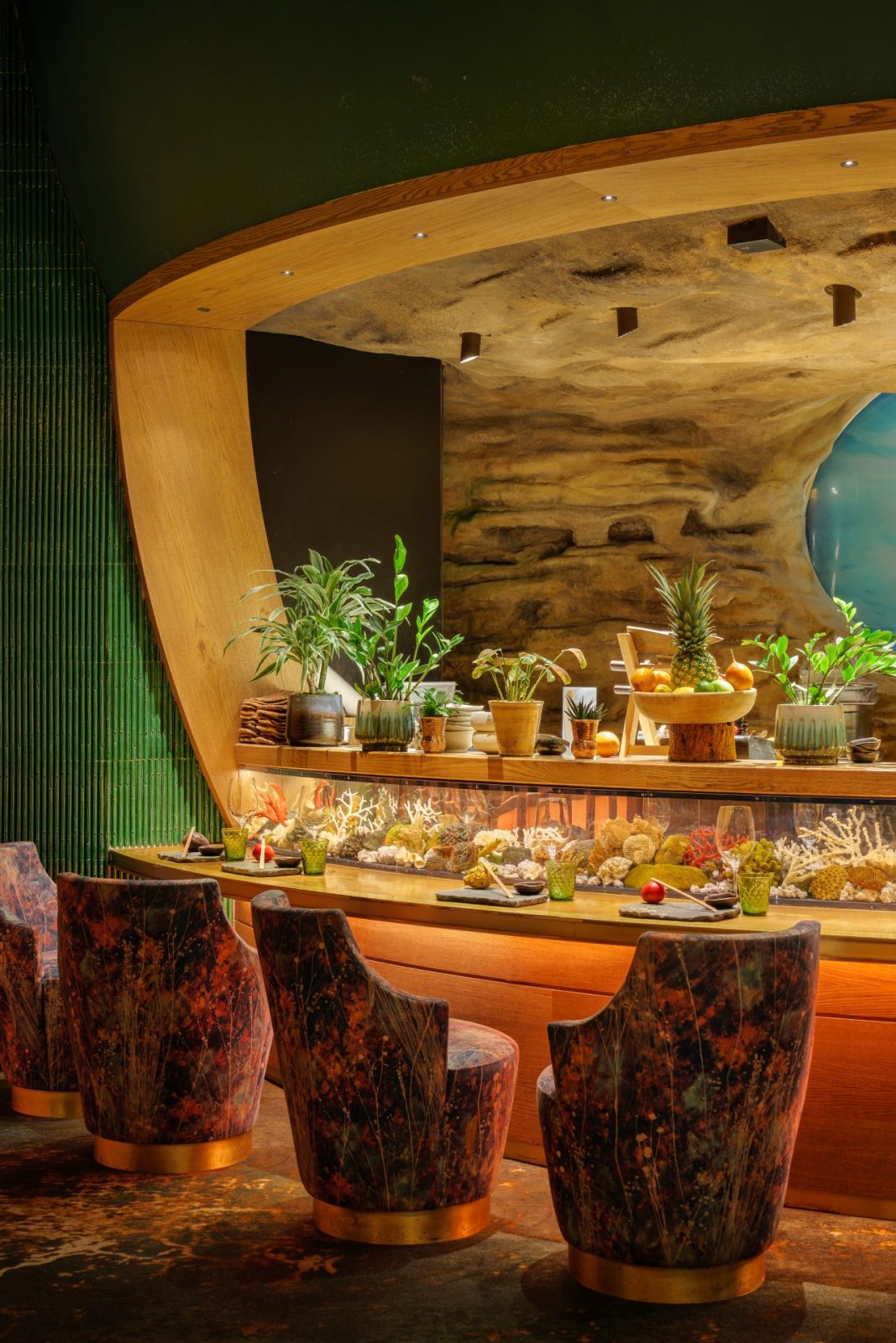 Amazónico London dining spaces